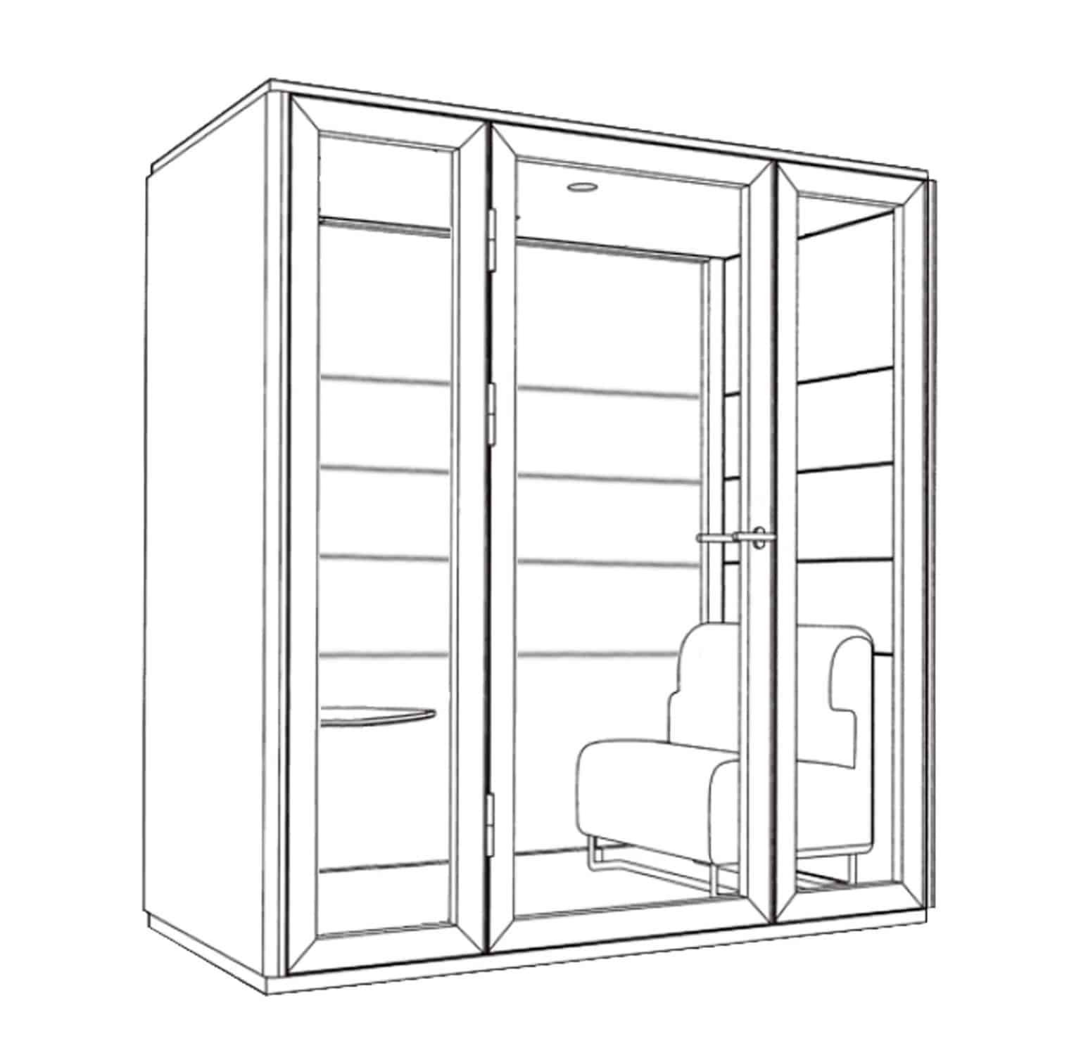 Breastfeeding Pod - Inclusive Mothers Room - My Office Pod