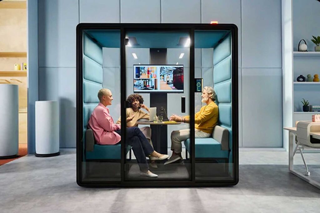 Meeting Pods - Soundproof Meeting Booth - My Office Pod