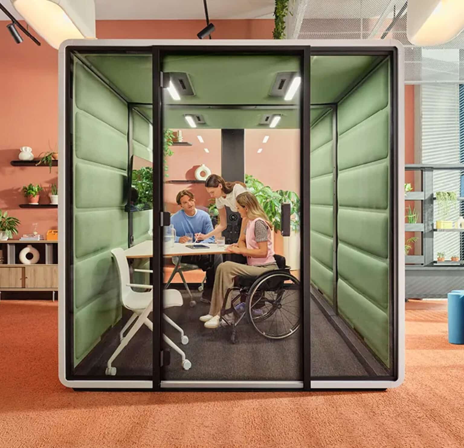 HushFree Access L - Accessible Office Pod - My Office Pod